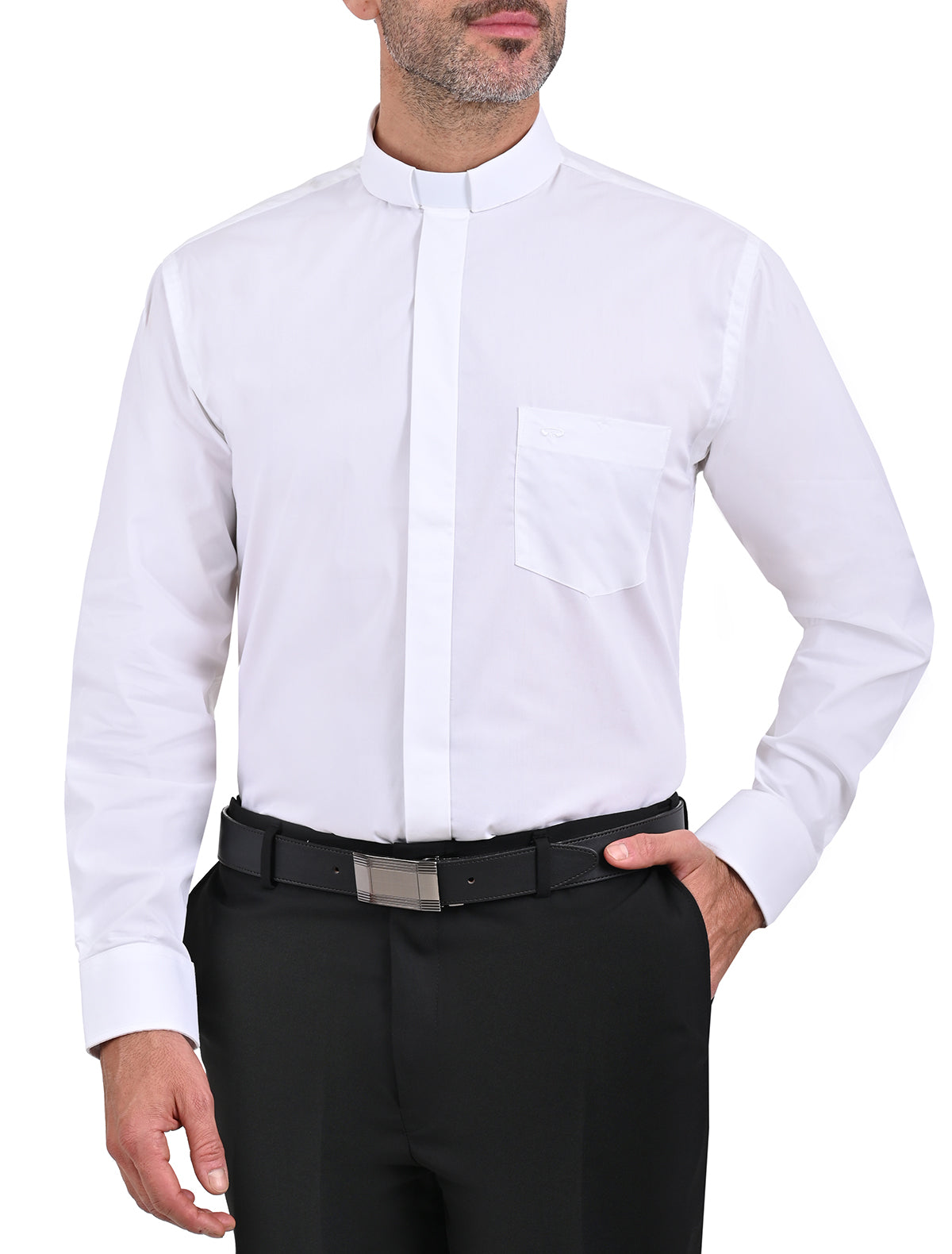 Camisas Clericales con Manga Larga | Mariscal Moda – Mariscal Moda Hombre